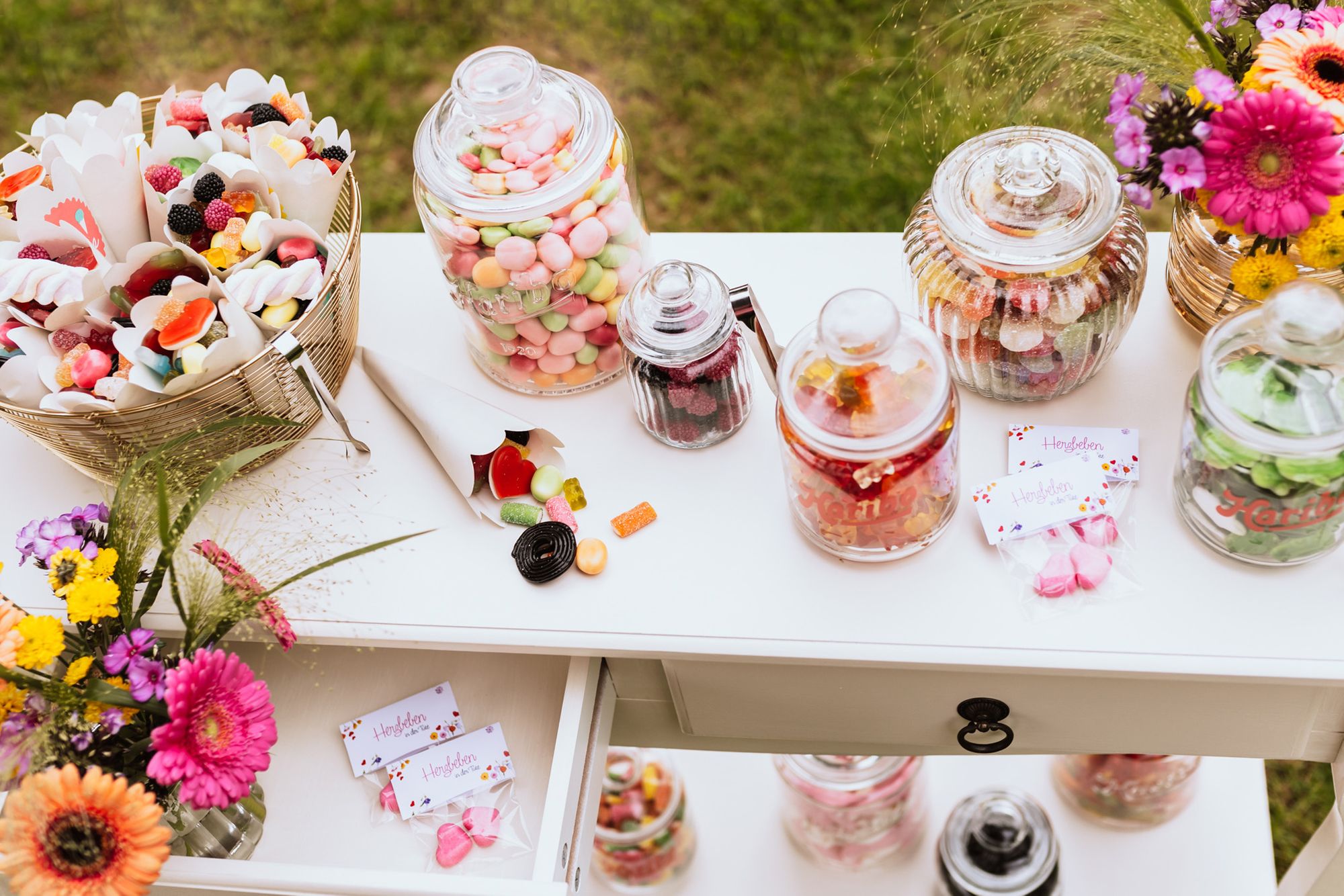 Candy Bar und kreative DIY-Ideen für Deine Hochzeitsfeier mit HARIBO